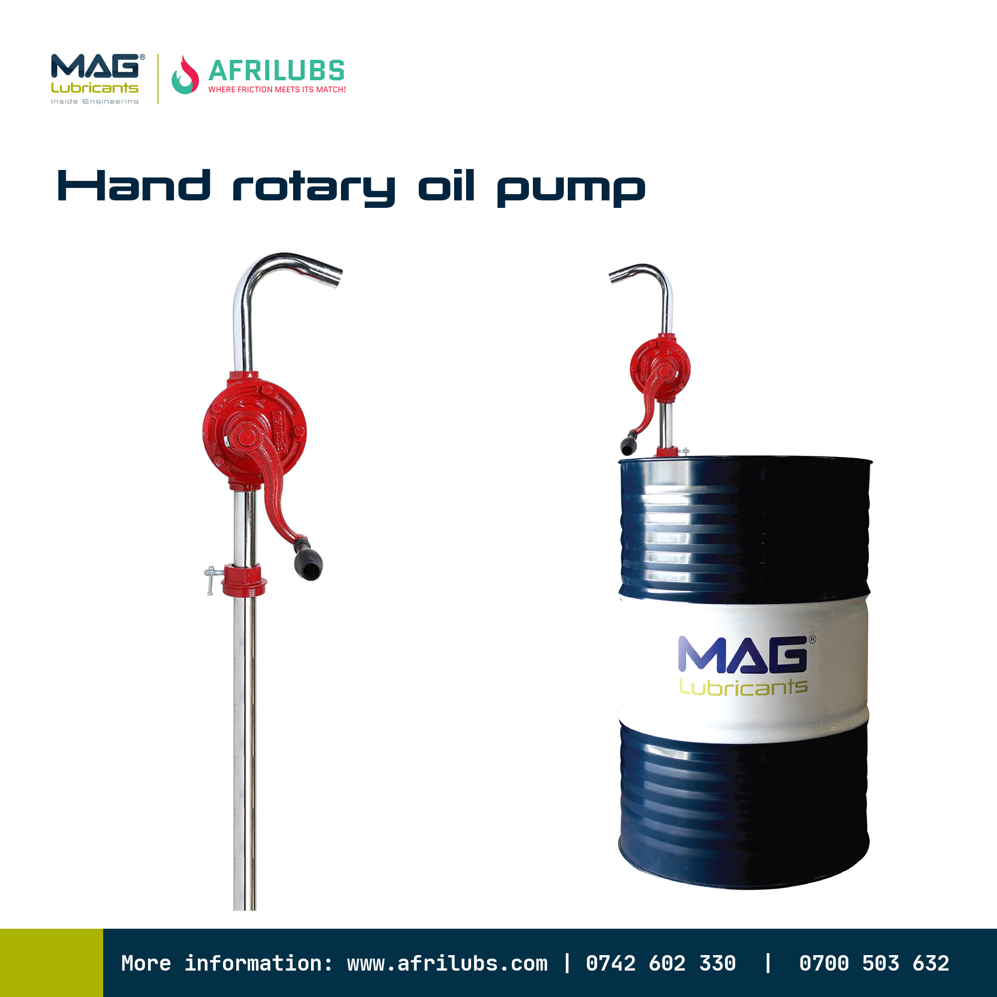 Hand Rotary Oil Pump – AfriLubs Enterprises Limited